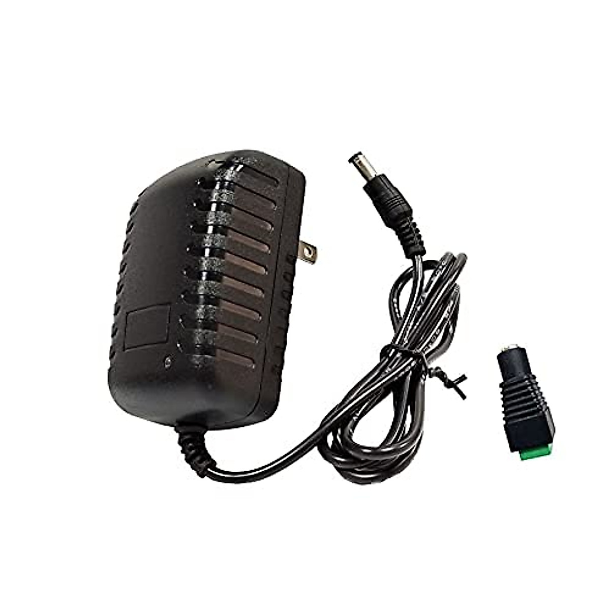 Jieyitech 12V 2A 24W Power Adapter Supply 100-240V AC to DC 2.1mm X 5.5mm US Plug 12v 2 Amp Switching Power Supply for 12v LED Strip Light, CCTV Security Camera BT Speaker Webcam Router