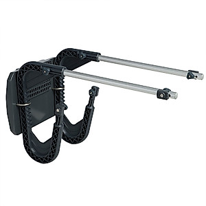 Intex Excursion 5 Person Inflatable Outdoor Fishing Raft Boat Set with 2 Aluminum Oars and Air Pump with a Composite Motor Mount Kit