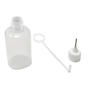 Kang&Chang 20pcs,30ml,Squeezable Plastic Bottles with Steel Needle Dropper and Childproof Cap,for liquid