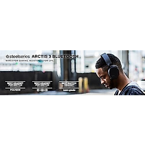 SteelSeries Arctis 3 Bluetooth - Wired Gaming Headset + Bluetooth - For Nintendo Switch, PC, PS5/PS4, Xbox Series X|S|One, VR, Android, and iOS - Black