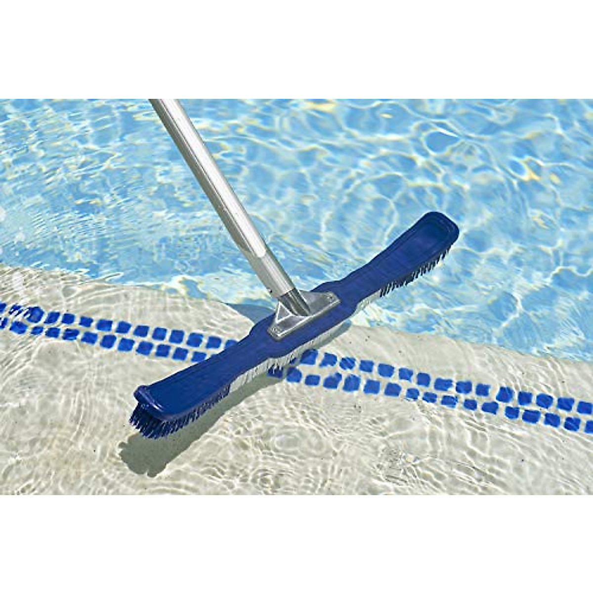 Poolmaster 20174 Flexible Body Swimming Pool Brush, 18.5 Inch, Classic Collection, Multi