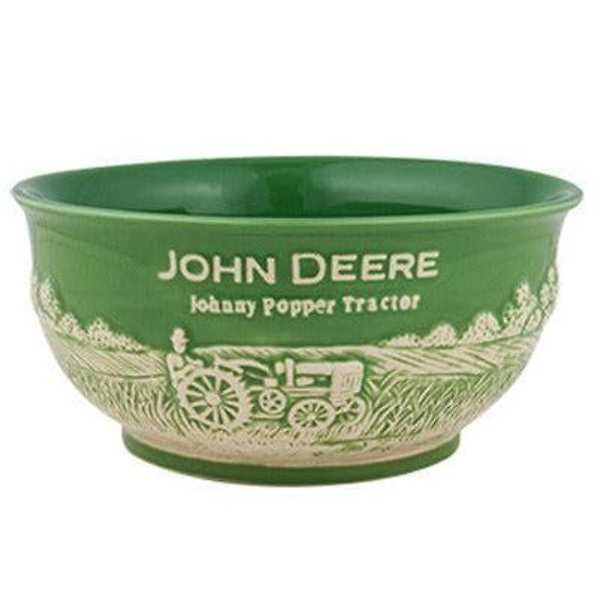 John Deere Small Raised-Relief Stoneware Bowl