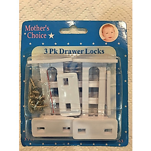 Mother's Choice 3 Pk Drawer Locks