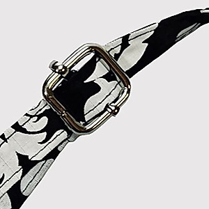 RoomForLife - Trendy Crossbody Quad Zipper Bag - Color : Damask Black - Handbag - Purse - Compact bag