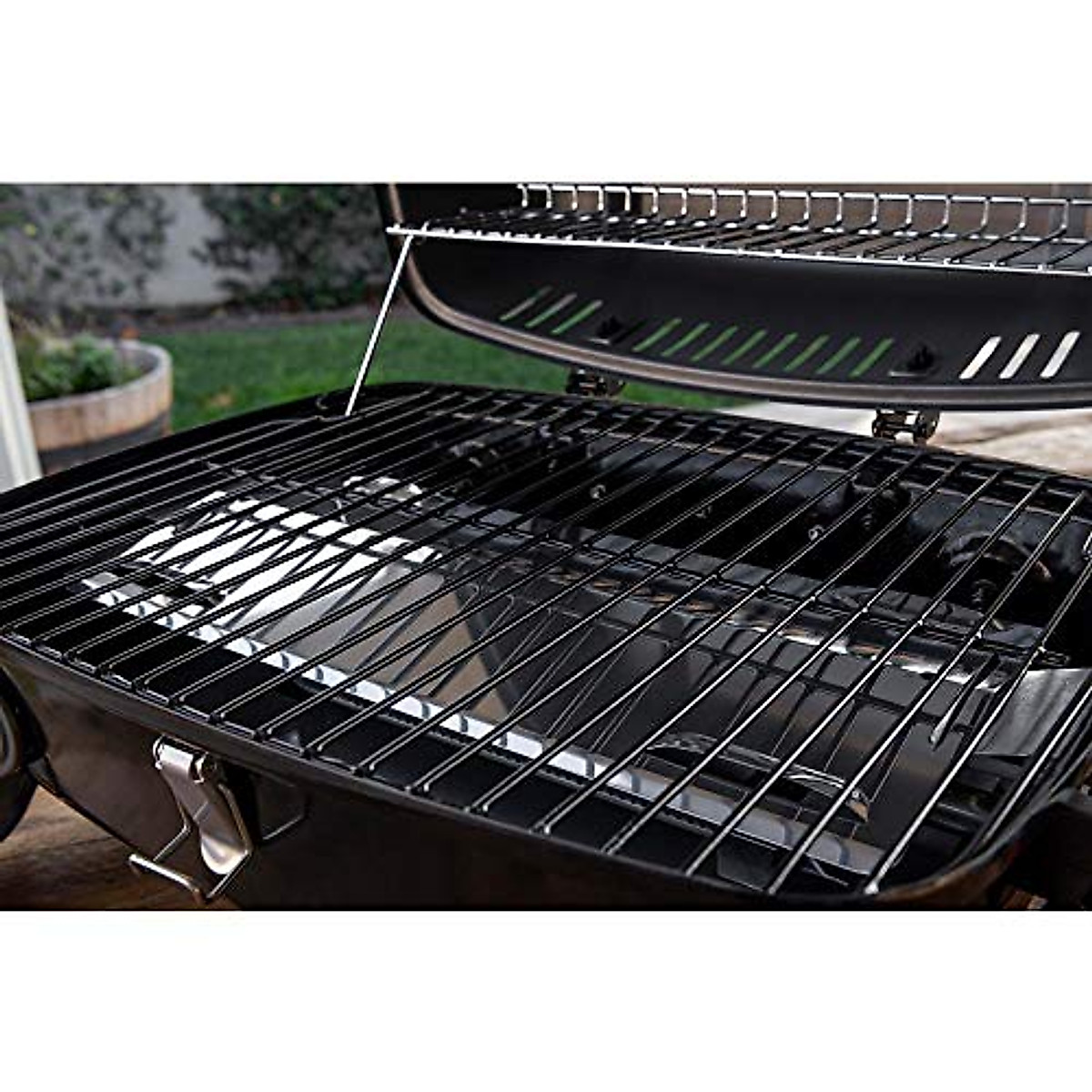 Nexgrill 1-Burner Portable Propane Gas Table Top Grill in Black