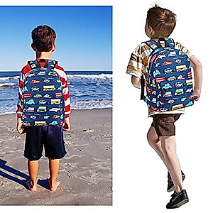 CAMTOP Backpack for Kids Boys Preschool Backpack with Lunch Box Toddler Kindergarten School Bookbag Set (Y0065-2 Navy Blue)