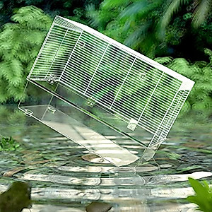 BUCATSTATE Hamster Cages with Free Accessories, Small Animal Cage and Habitats Stackable for Rats, Gerbil, Guinea Pig, Mice, Syrian Dwarf Hamster, Bird (24.4" L * 13.8" W * 16.9" H)