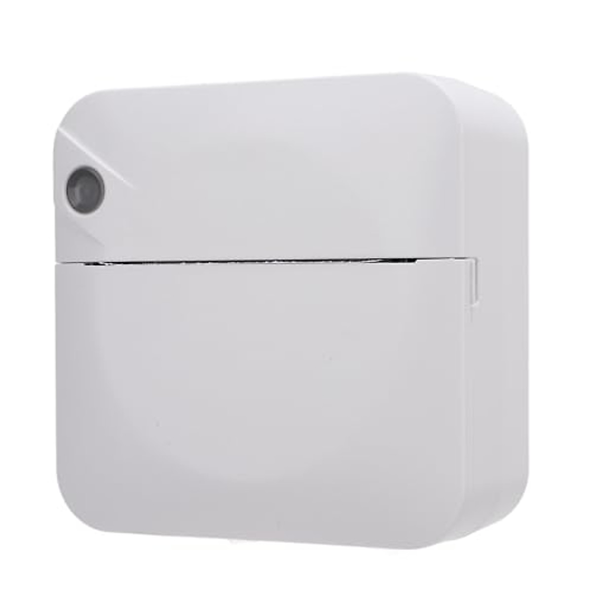 PUSOKEI Small Pocket Printer, Thermal Printer Inkless Portable Stylish for Android for Students Wrong Questions (White)