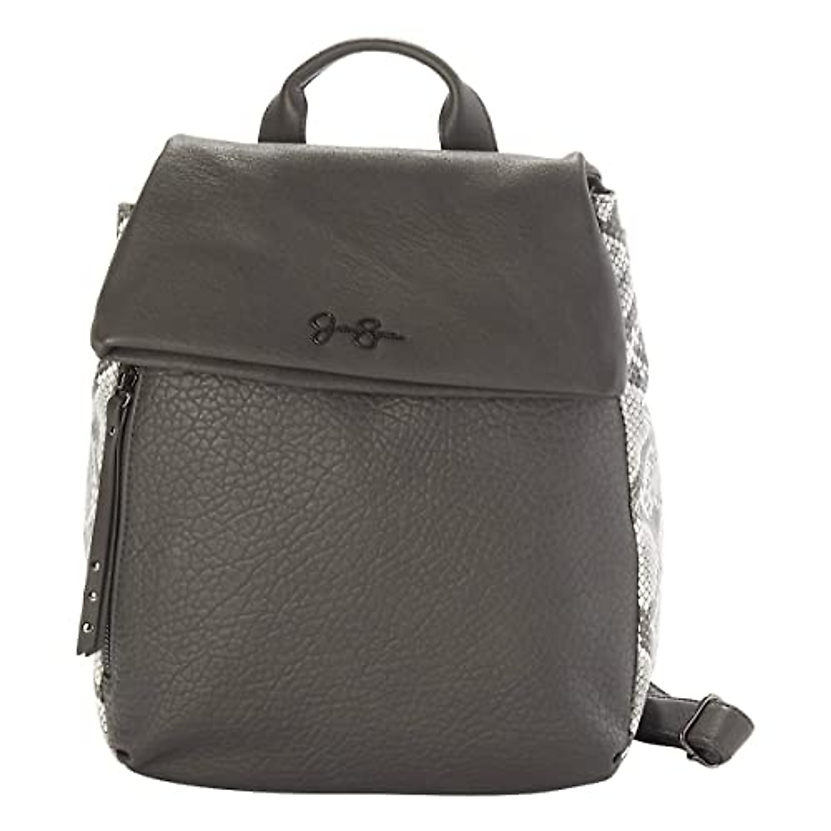 Jessica Simpson New Logo Small Backpack Tote Handbag Purse Bethany Charcoal Grey