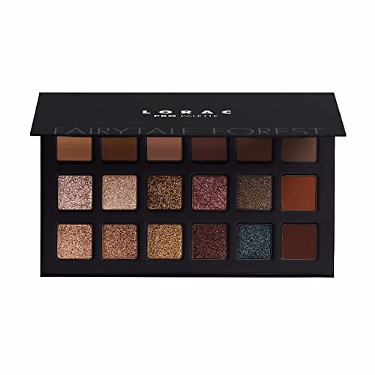 LORAC PRO Eyeshadow Palette, Fairytale Forest | Matte & Shimmer Makeup | Glitter | Mirror Compact | Cruelty Free, Gluten Free, Vegan