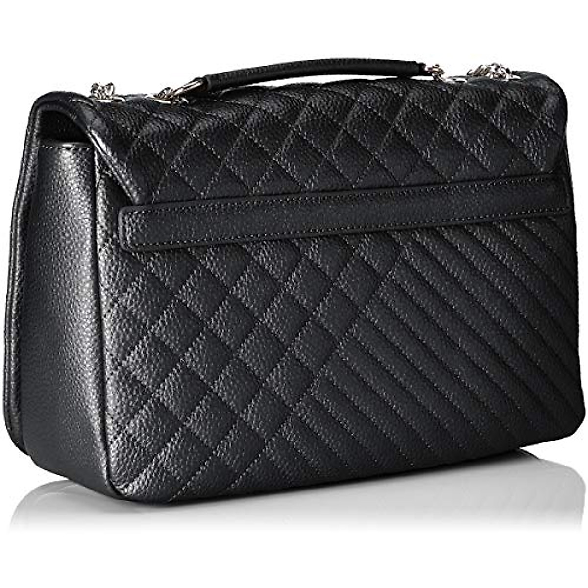 Love Moschino Borsa Pu Quilted, Women’s Satchel, Black (Nero), 10x17x28 cm (B x H T)