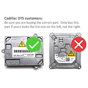Replacement Xenon HID Ballast for Cadillac DTS, Audi A4 S4, Saab 9-7x, Volvo Headlight Control Unit Module Replaces 307 329 115, 307 329 098