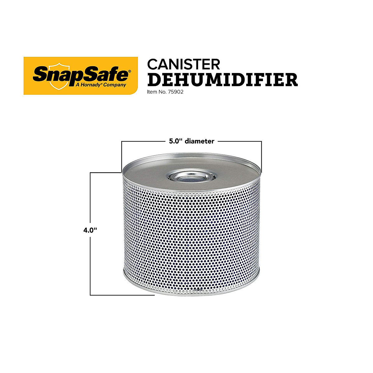 SnapSafe 75902 Safe Dehumidifier Lg Cylinder- Lifetime Use, 5-Inch diameter