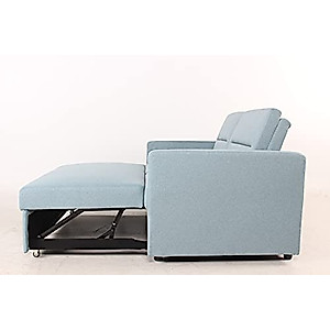 GURLLEU SF6002-LIGHT Sofabed, Light Blue