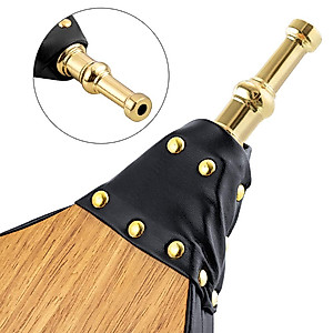 Amagabeli Fireplace Bellows 15.5"x 7" Bundle Fireplace Log Holder with Canvas