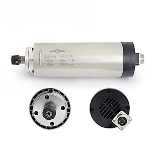 RATTMMOTOR CNC Spindle Milling Motor, 800W Air Cooled Spindle Motor 110VAC 24000RP 65mm CNC Spindle CNC Motor ER11 400HZ for CNC Router Engraver Milling Machine