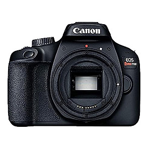 Canon Intl. EOS T100 DSLR Camera Body Only (No Lens) + 32GB Sandisk Memory + More (12pc Bundle)