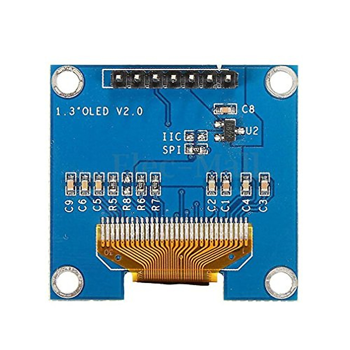 HiLetgo 1.3" SPI 128x64 SSH1106 OLED LCD Display LCD Module for Arduino AVR STM32