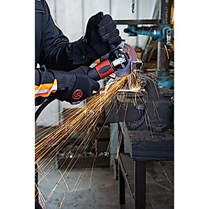Chicago Pneumatic CP7545-B - Air Grinder Tool, Welder, Woodworking, Automotive Car Detailing, Stainless Steel Polisher, Heavy Duty, Right Angle Grinder, 4.5 Inch (115 mm), 1.13 HP/840W - 12000RPM