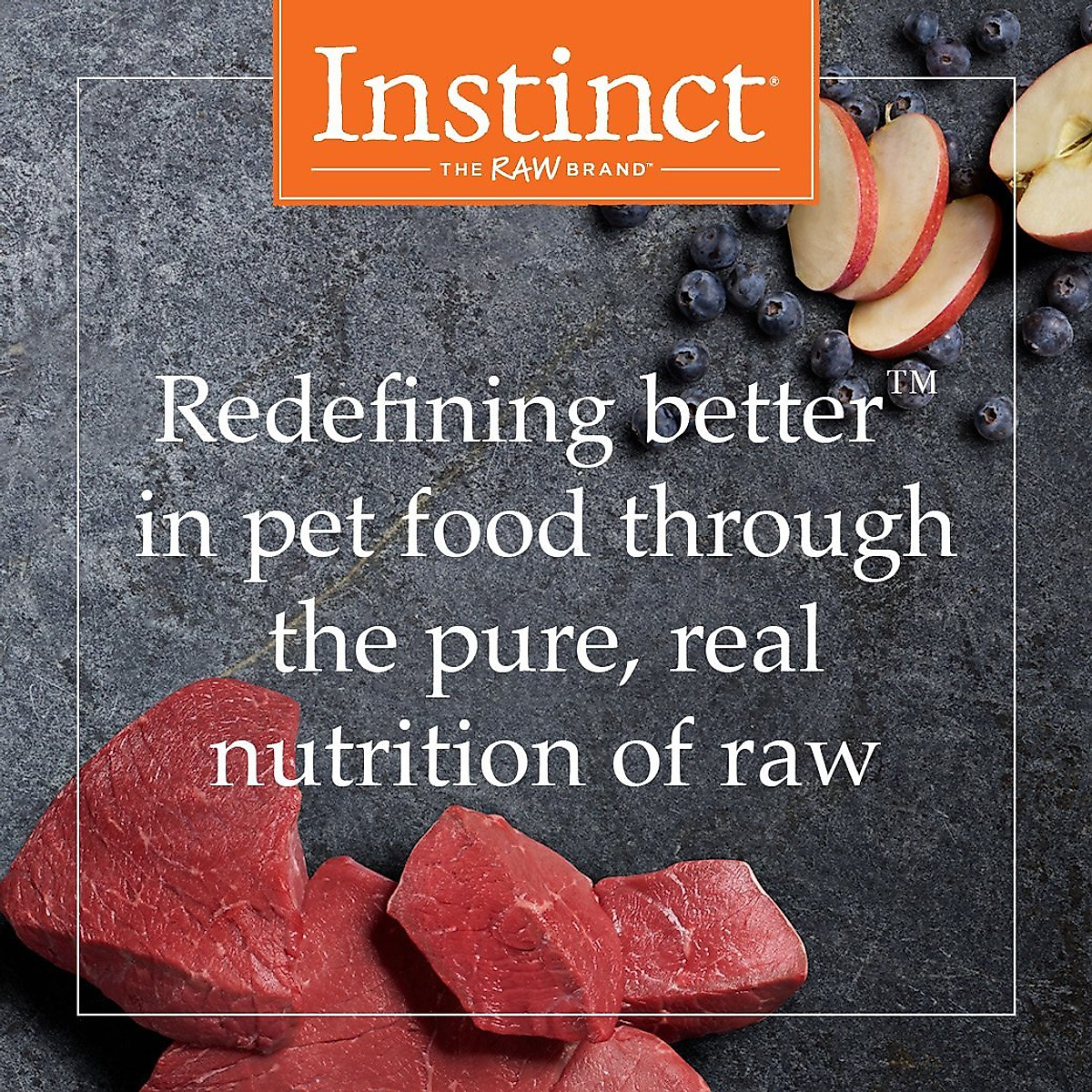 Instinct Raw Boost Grain Free Recipe with Real Beef Natural Dry Dog Food, 4 lb. Bag