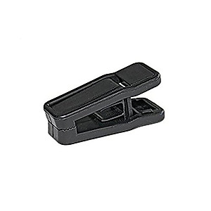 erioctry Plastic Hanger Clips- Black Slim-line Set 20 Pack Pants Hanger Clips, Strong Pinch Grip Clips for Use with Slim-line Clothes Hangers, Finger Clips for Velvet Hangers