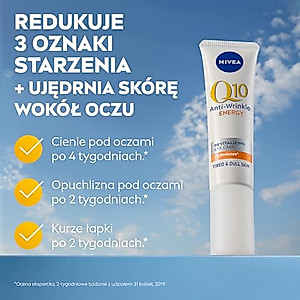 NIVEA Q10 plusC Anti-Wrinkle + Energy Eye Cream 1er Pack (1 x 15 ml)