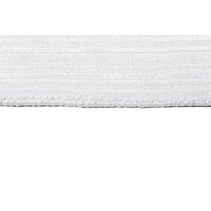 Bashian Radiance Collection WZ Hand loomed 100% Viscose Area Rug, 5.6' x 8.6', White