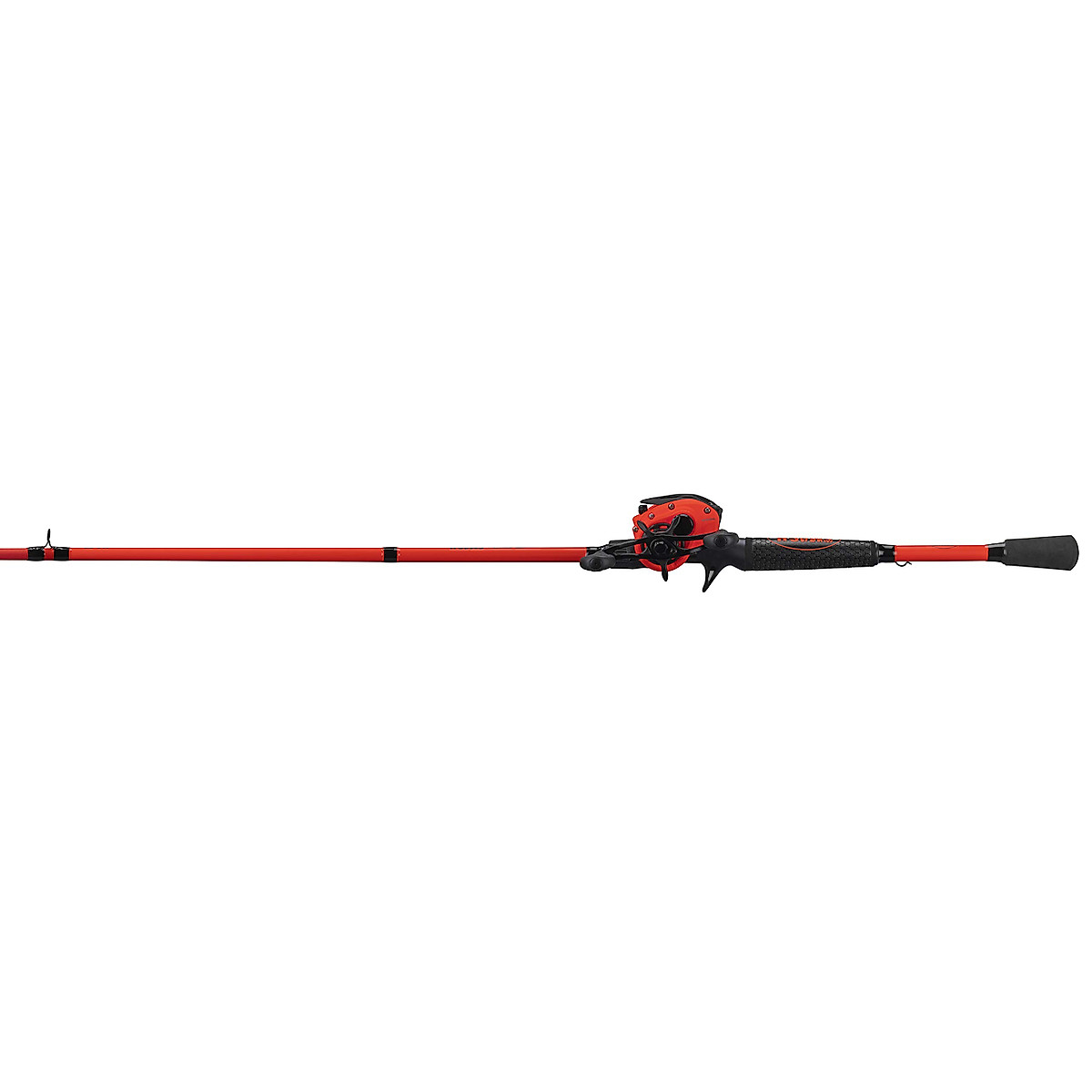 Lew's Mach Smash SLP 6'10"-1 Medium Heavy Left Hand Baitcast Combo, Red