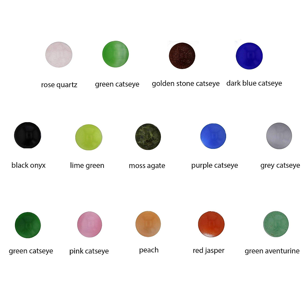 925 Sterling Silver Genuine and Simulated 14 Color Interchangeable Gemstone Set Magic Sphere Fashion Ring, Size