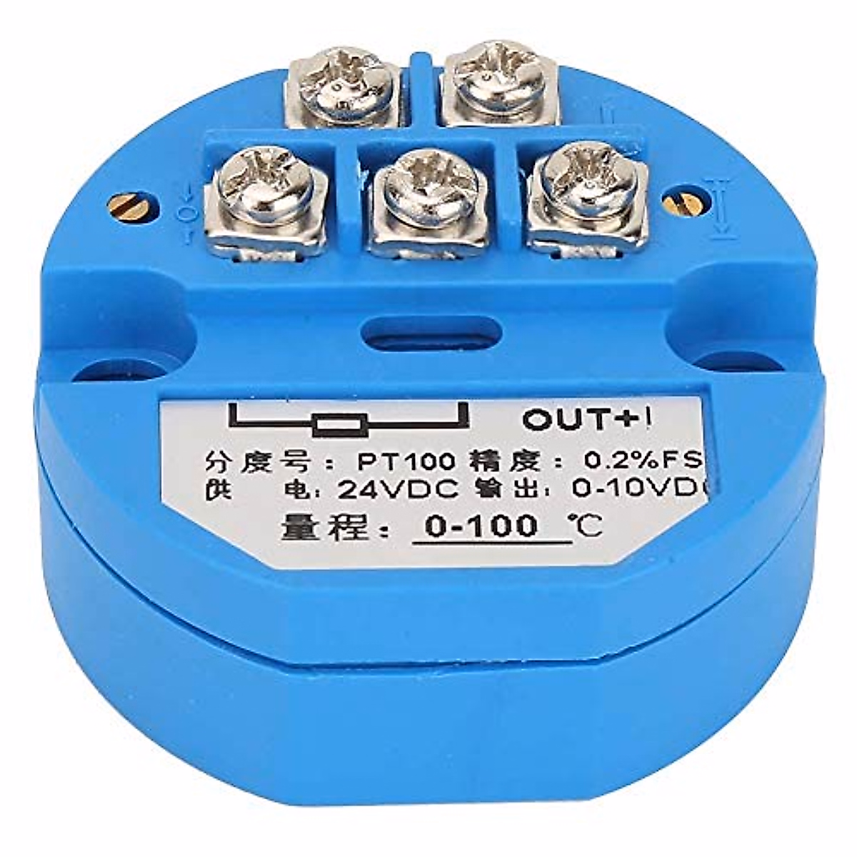 East buy Temperature - -50~400 Degree PT100 Temperature Transmitter DC24V Output 0-10V Sensor
