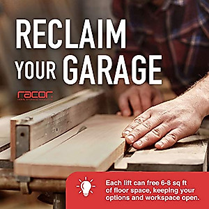 Racor - PBH-1R, Bike Storage, Garage Pulley Lift