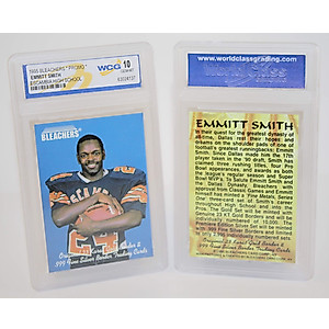 EMMITT SMITH 1995 Escambia High School Football ROOKIE Graded GEM MINT 10