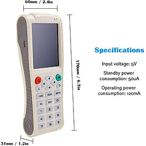 English Version iCopy 5 Full Decode Function Smart Card Copier Reader Writer for IC ID HID CPUK Reader Writer Duplicator Cards