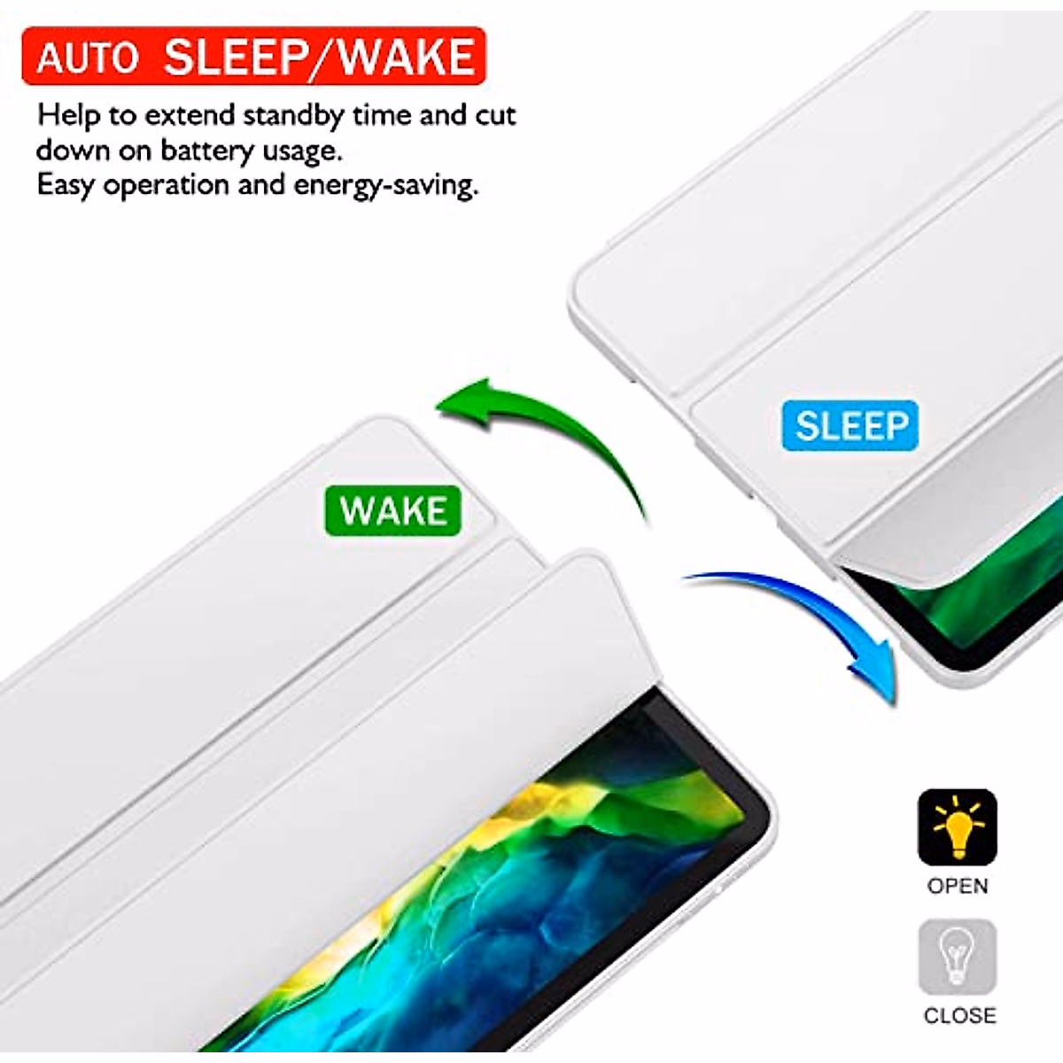 Cute Ocean Sea Shell case Compatible with iPad Mini Air Pro 7.9 8.3 9.7 10.2 10.9 11 12.9 inch Pattern Cover New 2022 2021 Trifold Stand 3 4 5 6 7 8 9 Generation 532 (9.7" 5/6 gen)