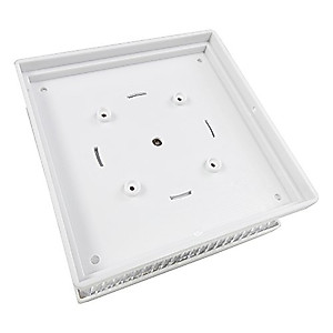 iGlow 8 Pack White Outdoor Garden 6 x 6 Solar SMD LED Post Deck Cap Square Fence Light Landscape PVC Vinyl Wood Bronze