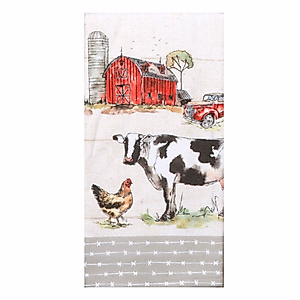 Kay Dee Designs Country Life Dual Purpose Dish Towel, 16 x 26, Various