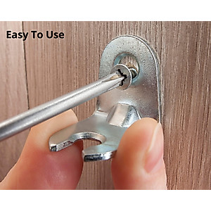 100 Qty #8 x 5/8" Flat Head Zinc Coated Phillips Head Wood Screws (BCP7)