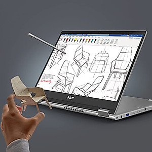 Acer Spin 3 Intel Evo Convertible Laptop - 13.3" 2560 x 1600 IPS Touch Display | Intel Core i5-1135G7 | Intel Iris Xe Graphics | 8GB LPDDR4X | 512GB NVMe SSD | Wi-Fi 6 | BL Keyboard | SP313-51N-50R3