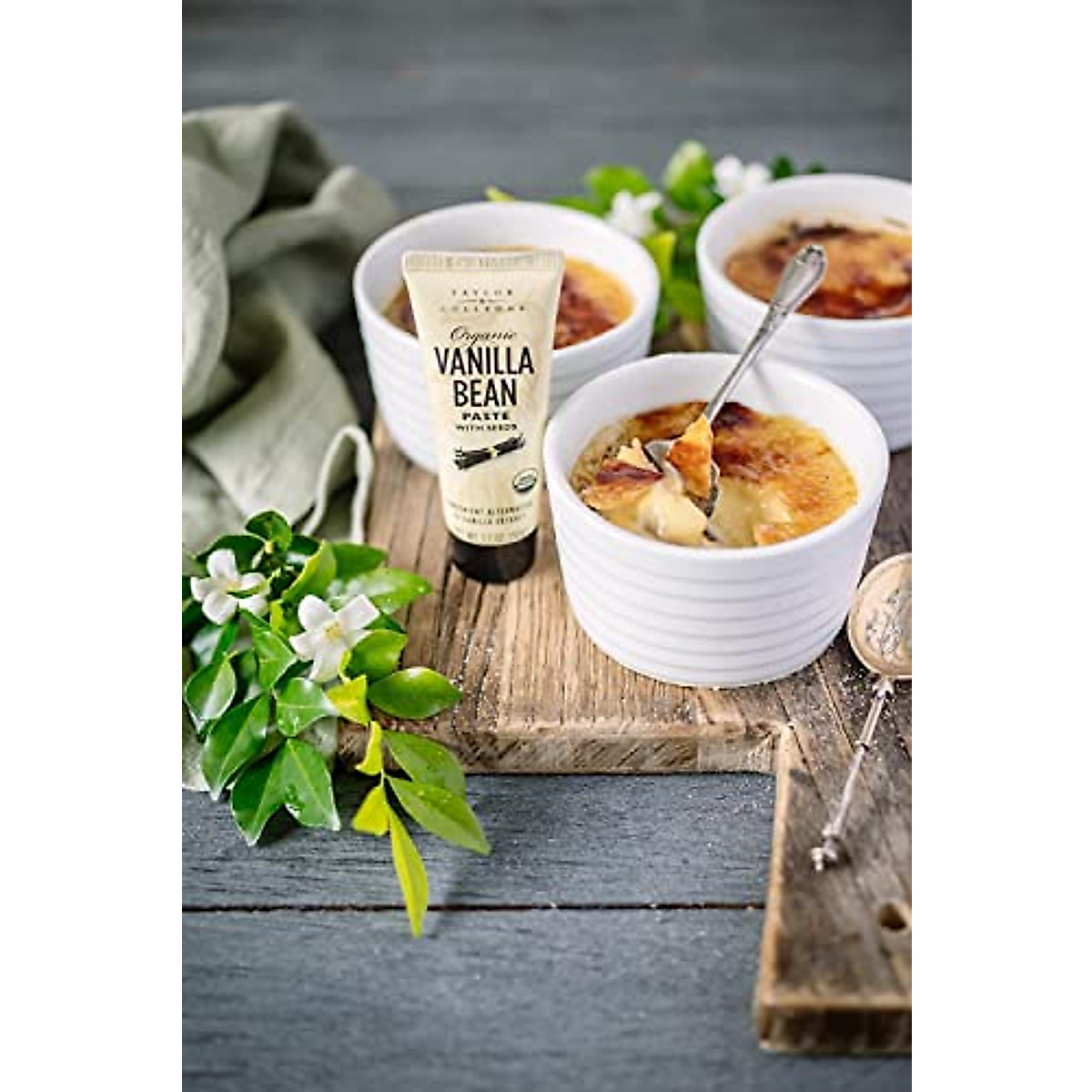 Taylor & Colledge Organic Vanilla Bean Paste with Seeds, 1.7oz Tube