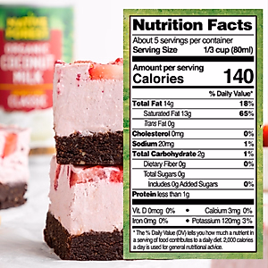 Native Forest Organic Unsweetened Coconut Milk – Canned Coconut Milk, Dairy Replacement, Non-GMO Project Verified, USDA Organic – Classic, 13.5 Fl Oz (Pack of 12)