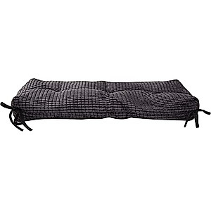 Big Hippo Indoor Outdoor Bench Cushion 29" X 13" X 3",Soft Bench Seat Cushion Fit for Garden Patio Furniture Porch Swing Piano Bay Window with Ties