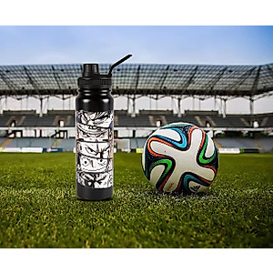 Maxerkeep japanese anime Stainless Steel Water Bottle 28oz 800ml Keeps Liquids Hot or Cold Kid School