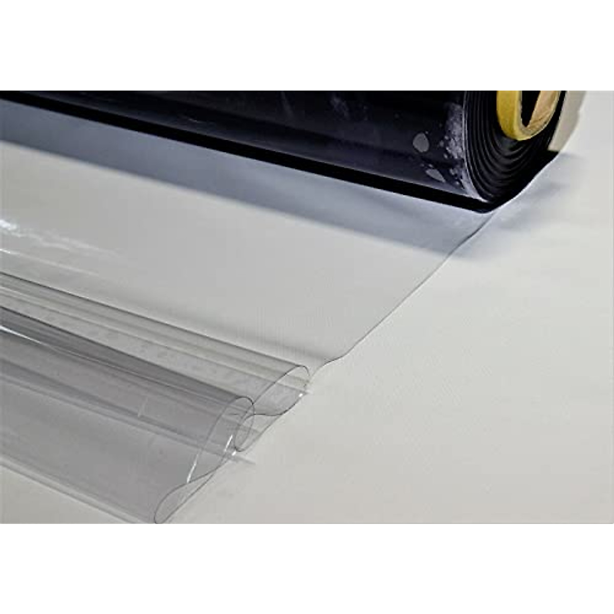 USA Fabric Store Clear Marine Vinyl 12 Gauge Double Clear Polished Poarch Enclosure 54" W by Yard