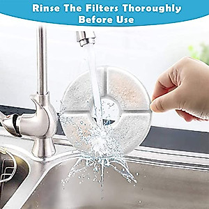 PK.ZTopia 8-Pack Cat Water Fountain Filters, Cat Fountain Replacement Filter, Pet Fountain Filters Compatible with Most Catit Automatic Cat Fountain