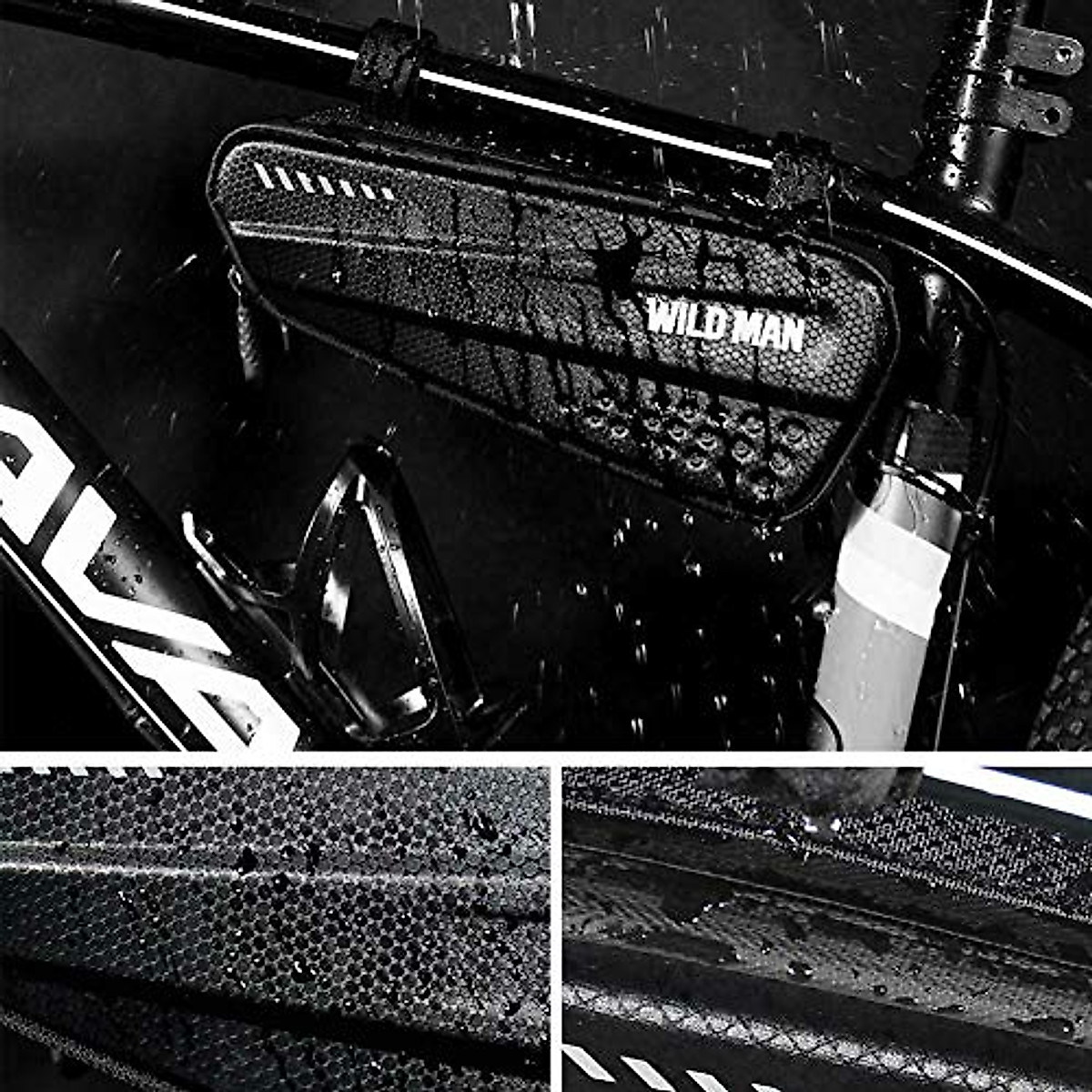 Bike Hard Bicycle Bags Case Phone Frame Front Top Tube Triangle Pouch