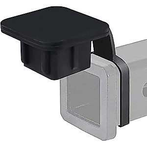 2PCS 2 Inch Trailer Hitch Cover, Receiver Tube Hitch Plug Insert Cap Compatible with Class 3 4 5 Hitches for Toyota Ford Jeep Chevrolet Nissan Dodge Ram Porsche Mercedes Benz Ranger ATV UTV