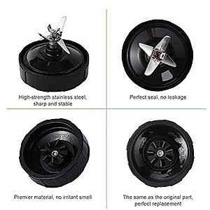 7 Fins Blender Replacement Parts Ninja Blender Blade, ninja blade replacement Part for Ninja Blender Cups Compatible with Ninja Auto iQ BL450-30 BL642-30 BL480 BL488W BL640 BL642 BL680A ect.
