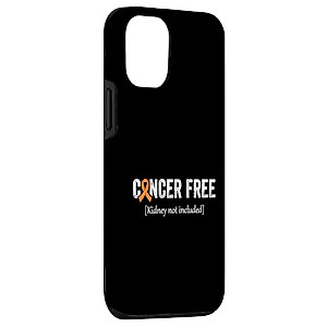 iPhone 13 Pro Cancer Free Orange Ribbon Uterine Kidney Cancer Awareness Case