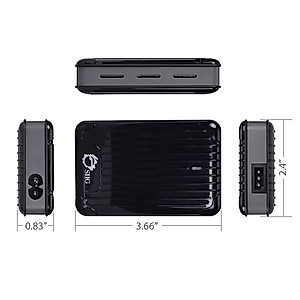 SIIG (AC-PW1112-S1) Ultra-Compact Universal Laptop Power Adapter -65W for Samsung Sony Dell HP Lenovo IBM Acer Gateway Acer Fujitsu Toshiba Liteon Delta Compaq , Black