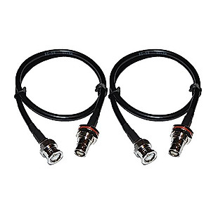 2X BNC Cables Front Rack Mounting Kit/2X UHF Antennas for Sennheiser Wireless